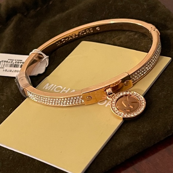 Michael Kors | Jewelry | Rose Gold Mk Bracelet | Poshmark